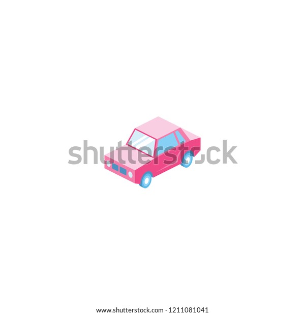 Car Isometric 3d Icon Creative Illustration Stock Vector (Royalty Free ...