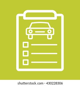 Car Items Checklist Stock Vector (Royalty Free) 418047529 | Shutterstock