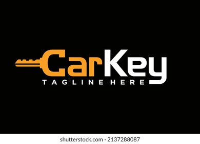 Car Key Logo Lettering Concept Stock Vector (Royalty Free) 2137288087 ...