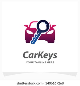 Car Keys Logo Design Template Stock Vector (Royalty Free) 1406167268