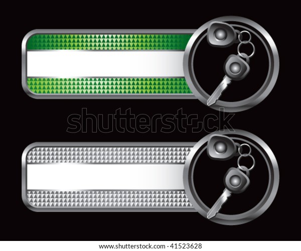 Car Keys On Striped Banners Stock Vector (Royalty Free) 41523628 ...