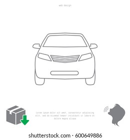 Vector Model Car Silhouette Audi A5: vector de stock (libre de regalías ...
