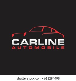 Car Line Logo Template Stock Vector (Royalty Free) 611294498 | Shutterstock