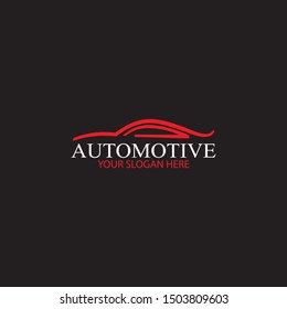 Car Line Vector Logo Car Abstract Stock Vector (Royalty Free ...
