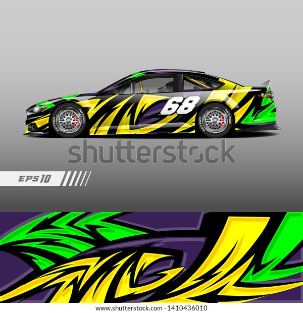 Car Livery Design Vector Graphic Abstract Stock Vector (Royalty Free ...