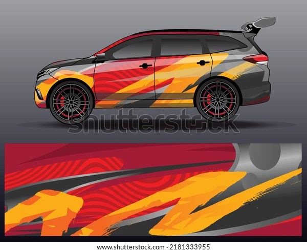 Car Livery Design Vector Graphic Abstract Stock Vector (Royalty Free ...