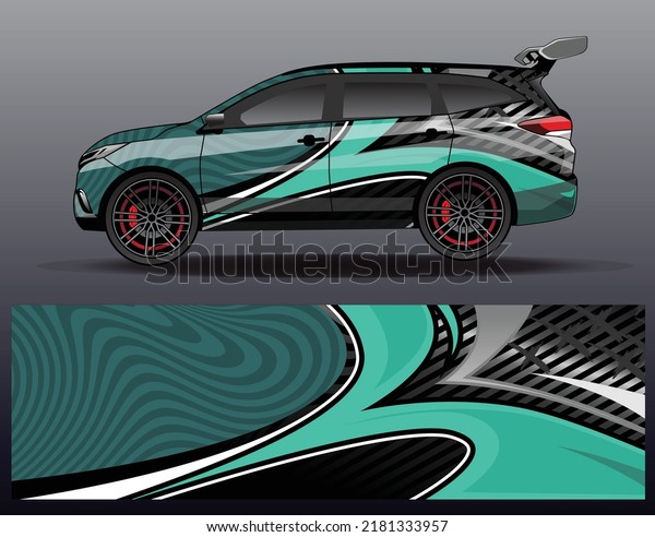 Car Livery Design Vector Graphic Abstract Stock Vector (Royalty Free ...