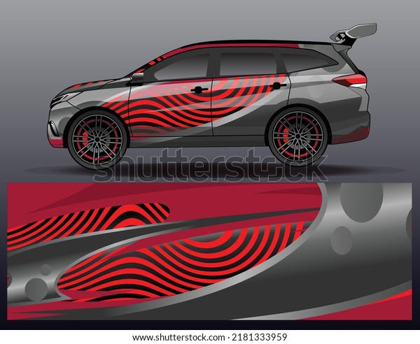 Car Livery Design Vector Graphic Abstract Stock Vector (Royalty Free ...