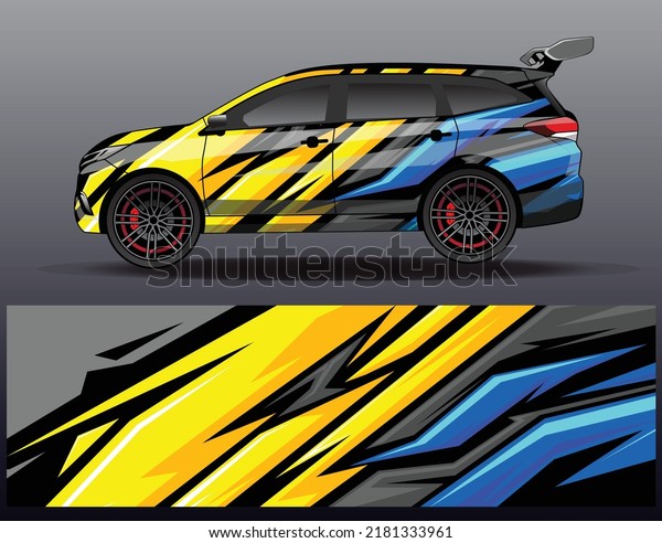 Car Livery Design Vector Graphic Abstract Stock Vector (Royalty Free ...