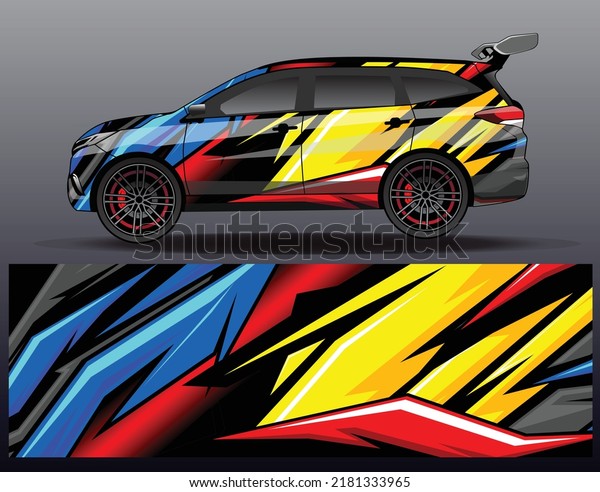 Car Livery Design Vector Graphic Abstract Stock Vector (Royalty Free ...