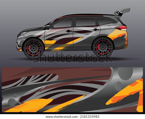 Car Livery Design Vector Graphic Abstract Stock Vector (Royalty Free ...