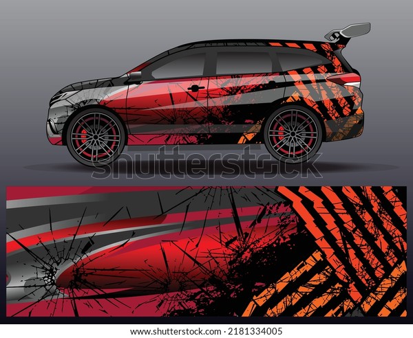 Car Livery Design Vector Graphic Abstract Stock Vector (Royalty Free ...