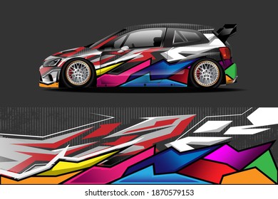 Car Livery Graphic Vector Abstract Racing Stock Vector (Royalty Free ...