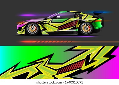 Car Livery Graphic Vector Abstract Racing Stock Vector (Royalty Free ...