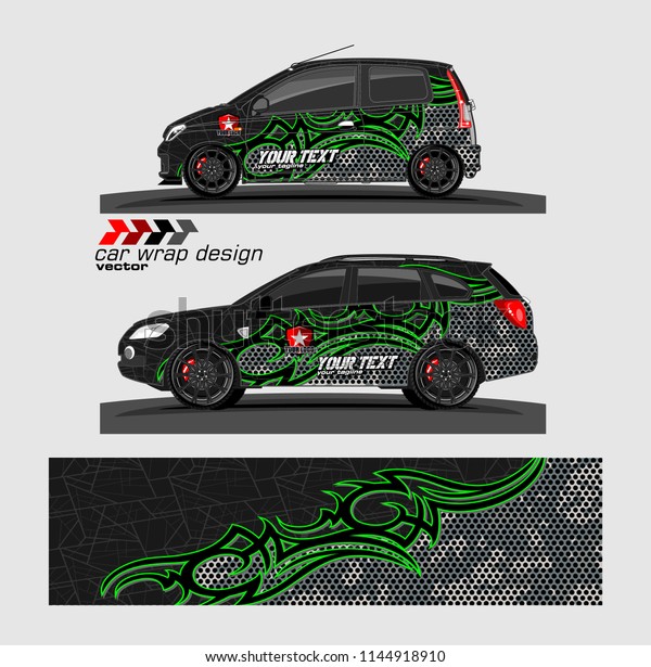 Car Livery Graphic Vector Abstract Tribal Stock Vector (Royalty Free ...