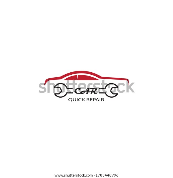 Car Logo Illustration Key Workshop Repair Stock Vector (Royalty Free ...
