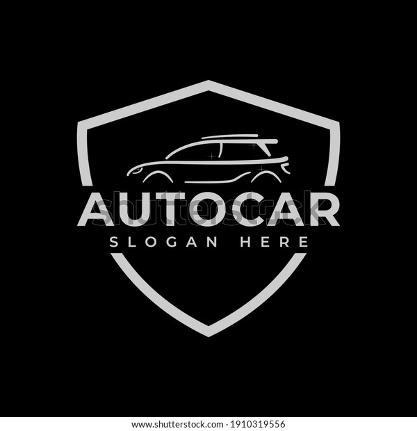Car Logo On Black Background Perfect Stock Vector (Royalty Free ...