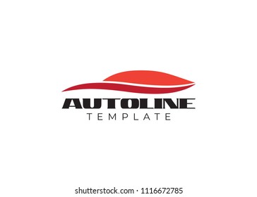 Car Logo Simple Line Auto Line Stock Vector (Royalty Free) 1116672785 ...