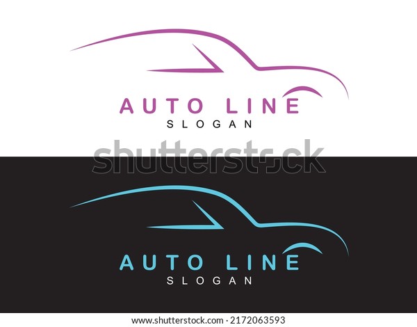 Car Logo Vector Illustration Auto Line Stock Vector (Royalty Free ...