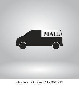 Car Mail Vector Icon Eps10 Stock Vector (Royalty Free) 1177993231