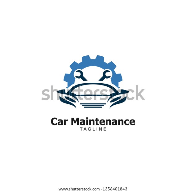 Car Maintenance Logo Template Stock Vector (Royalty Free) 1356401843