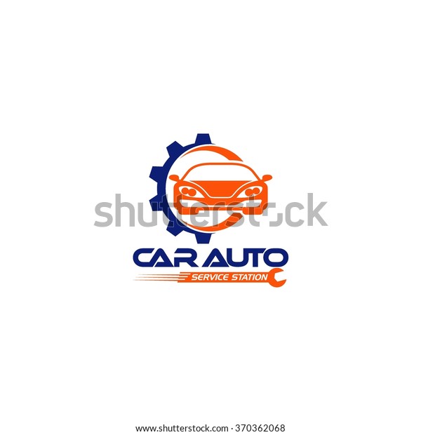 Car Maintenance Logo Template Stock Vector (Royalty Free) 370362068