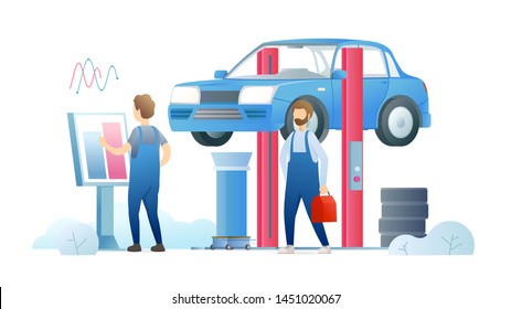7,692 Car maintenance cartoon Images, Stock Photos & Vectors | Shutterstock
