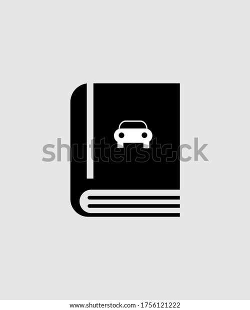 Car Manual Book Icon Vector Logo Stock Vector (Royalty Free) 1756121222 ...