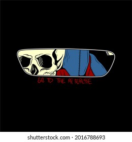 Car Mirror Skull Vector Design Stock Vector (Royalty Free) 2016788693 ...