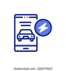 Car Mobile App Service Icon Stock Vector (Royalty Free) 2205779627 ...