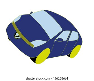 Car No Background Realistic Vector Illustration Stock Vector (Royalty ...