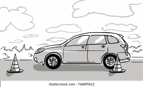 571 Road cone sketch Images, Stock Photos & Vectors | Shutterstock