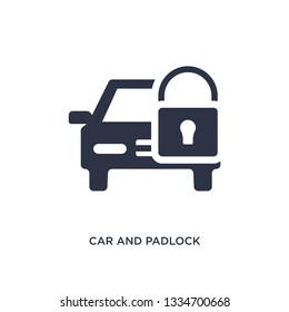 Car Lock Icon Vector Simple Isolated: stockvector (rechtenvrij ...