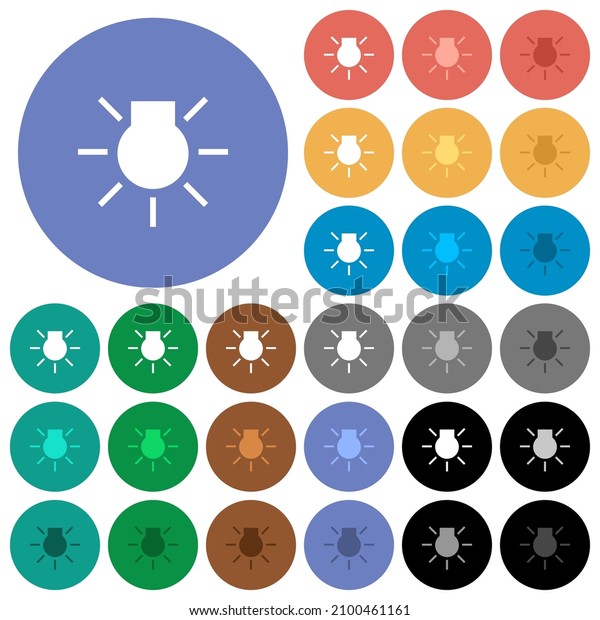 Car Parking Lights Indicator Multi Colored Stock Vector (Royalty Free ...