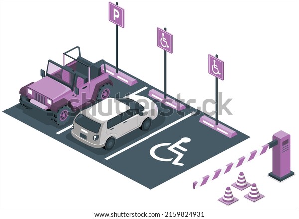 Car Parking Plot Street Car Variety: เวกเตอร์สต็อก (ปลอดค่าลิขสิทธิ์ ...