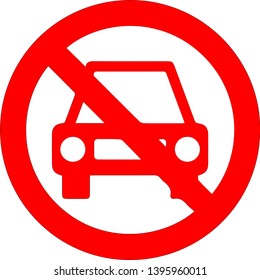 Car Parking Vector Car Stop Sign Stock Vector (Royalty Free) 1395960011 ...