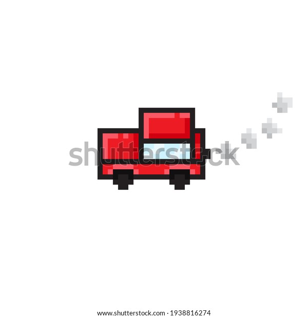 Car Pixel Art Car Cartoon Vector Stock Vector (Royalty Free) 1938816274 ...