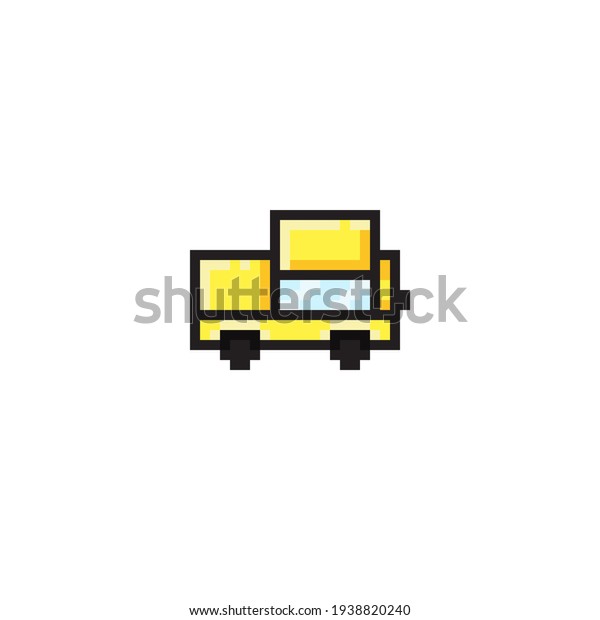 Car Pixel Art Car Cartoon Vector Stock Vector (Royalty Free) 1938820240 ...