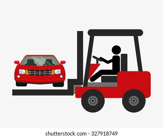 Car Production Design Vector Illustration Eps10 Stock Vector (Royalty ...