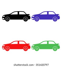 Car Icon Stock Vector (Royalty Free) 312668795