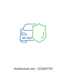 Car Protection Vector Icon Isolated Concept Stock Vector (Royalty Free ...