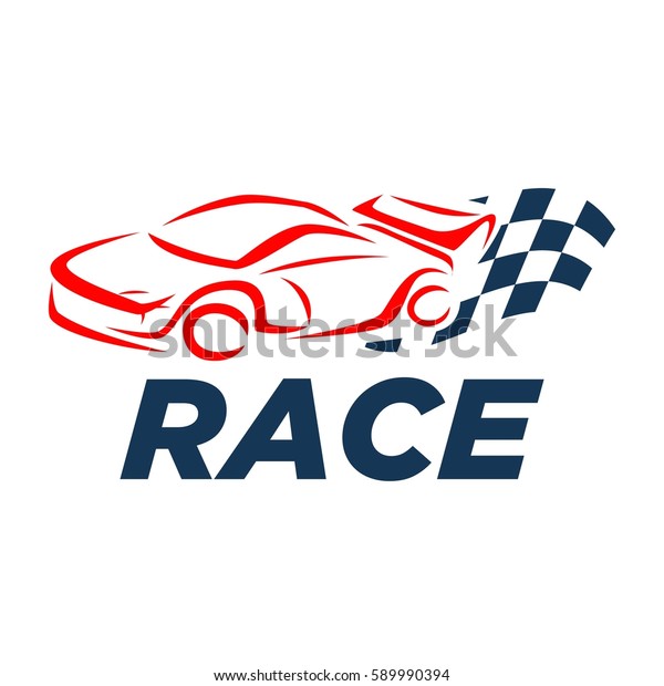 Car Racing Logo Template Stock Vector Stock Vector (Royalty Free ...