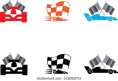 Car Racing Vector Icon Design Stock Vector (Royalty Free) 2150503715 ...