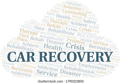 Car Recovery Vector Word Cloud Made Stock Vector (Royalty Free ...
