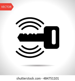 Car Remote Key Symbol Vector Hmi Stock Vector (Royalty Free) 484751101 ...