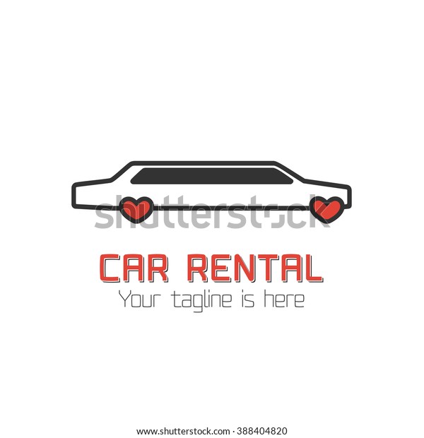 Car Rental Vector Template Label Logo Stock Vector (Royalty Free ...