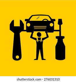 Car Repair Icon Stock Vector (Royalty Free) 276031310 | Shutterstock
