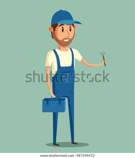 Car Repair Car Service Vector Cartoon Stock Vector (Royalty Free ...