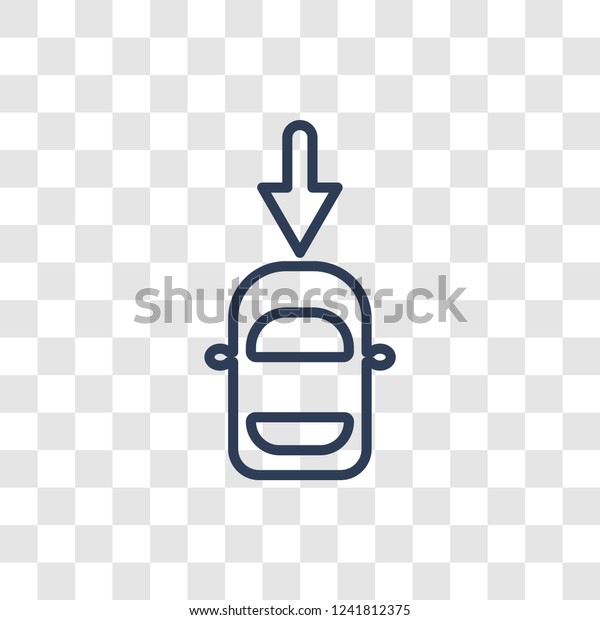 Car Reversing Light Icon Trendy Linear: เวกเตอร์สต็อก (ปลอดค่าลิขสิทธิ์ ...