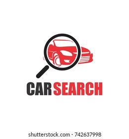 Car Search Logo Template Design Vector: vector de stock (libre de ...